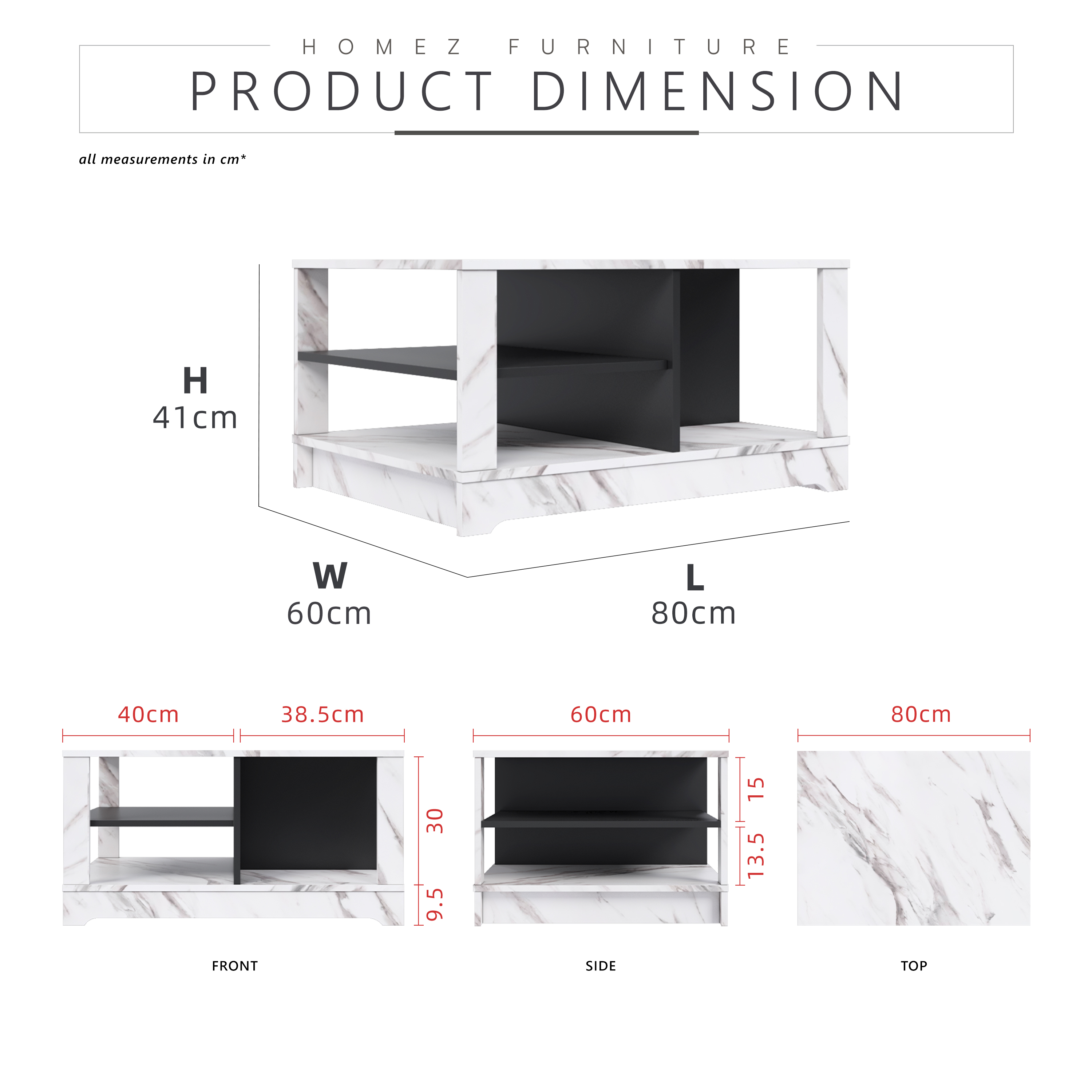 KitchenZ AURORA Series TV Cabinet Display Cabinet Coffee Table Push to ...