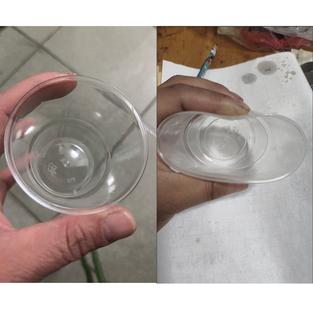 50-300PCS 145ml Disposable Plastic Cup Transparent Pudding Cup Gelas ...