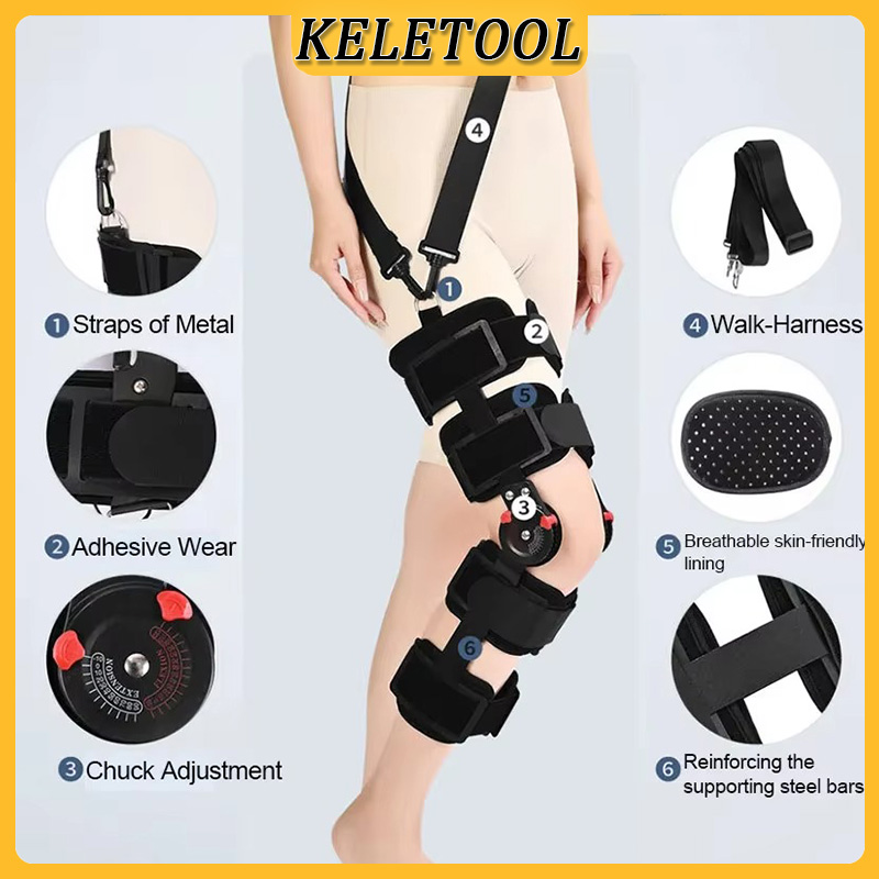 knee brace knee support knee brace support medical hinged immobilizer for knee injuries ...