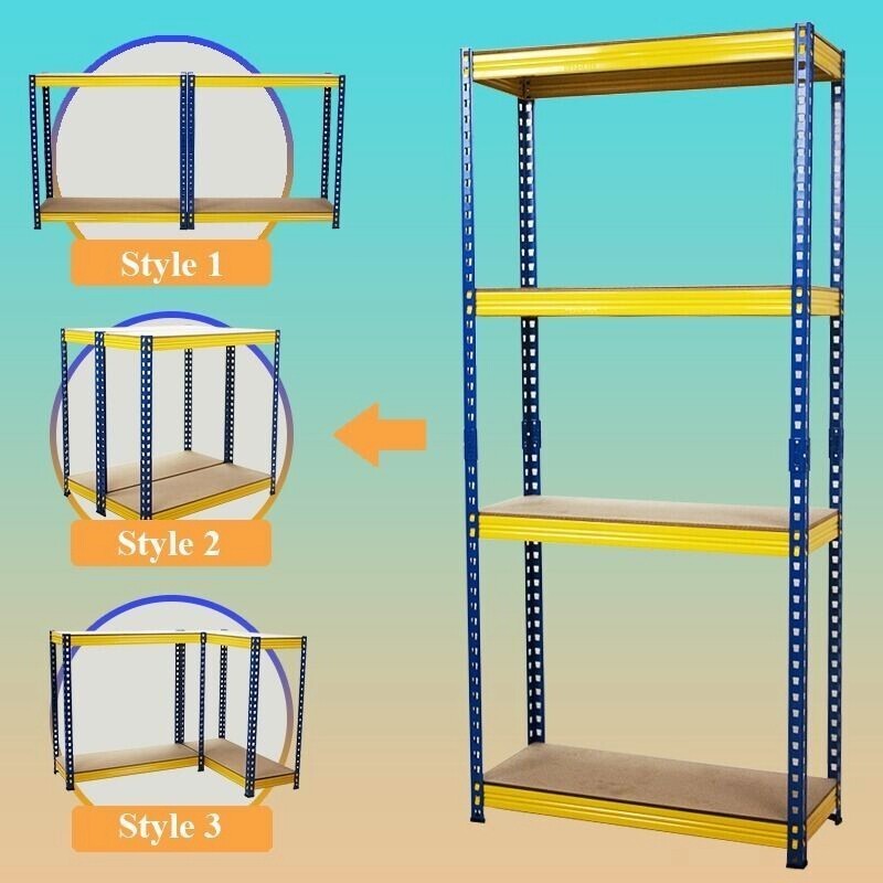 🔥5 Tier Boltless Heavy Duty Rack Metal Frame Rak Besi Bertingka ...