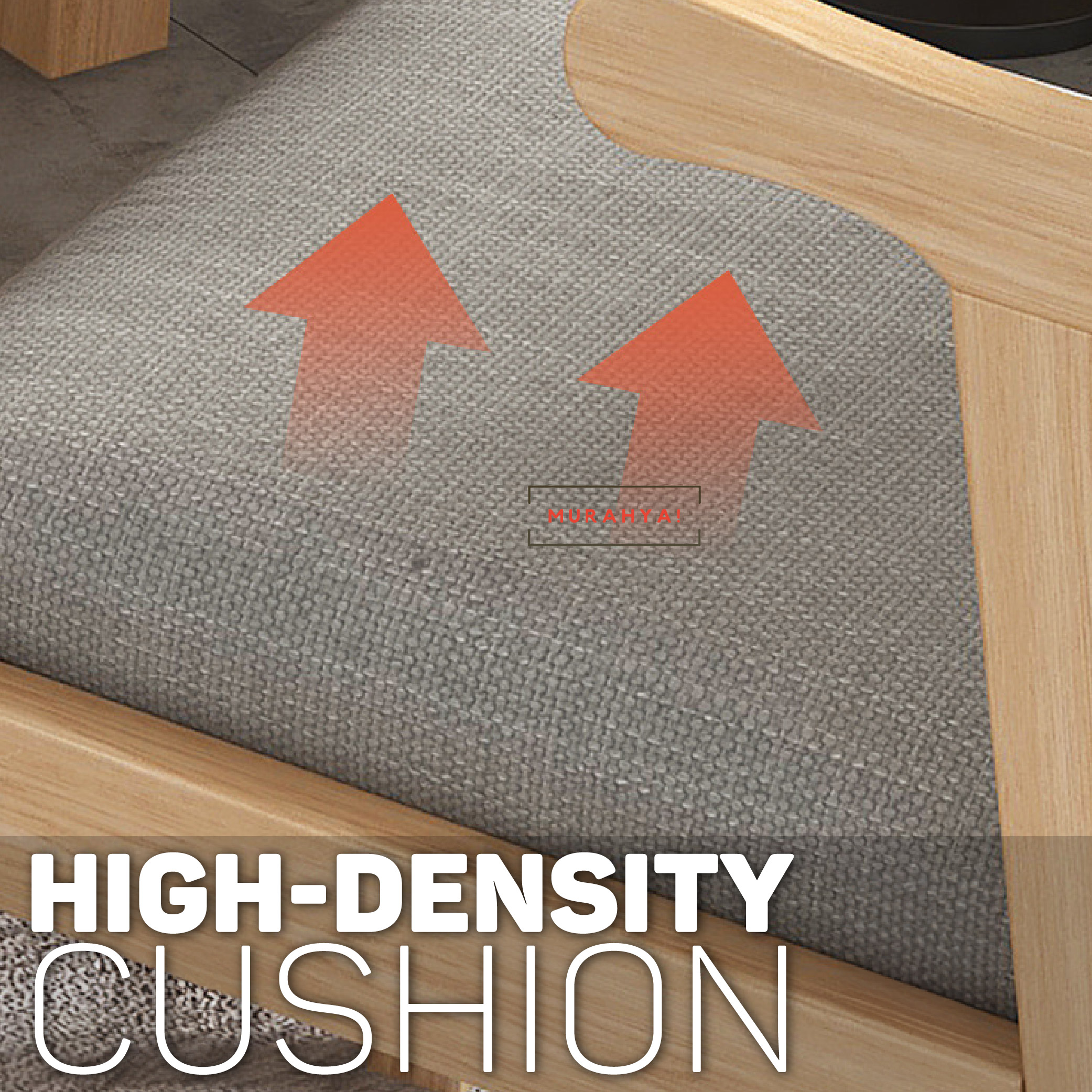 Dining Chair Kerusi Makan Modern Cushion Armchair Heavy Duty Solid Back ...
