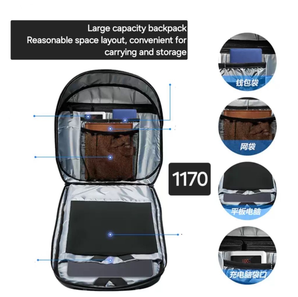 New LED screen backpack electronic luminescent driving and riding ...