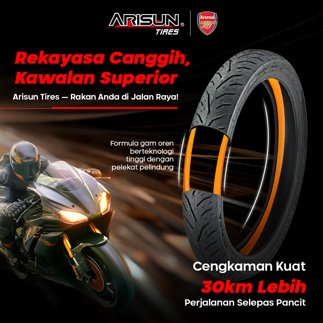 TAYAR SCOOTER YAMAHA XMAX HONDA FORZA 250 ARISUN SK1 FRONT 120/70-15 ...