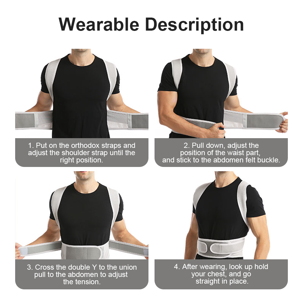 3-Week Posture Corrector 8-Shape Design to Lift Align Back, Relieve ...