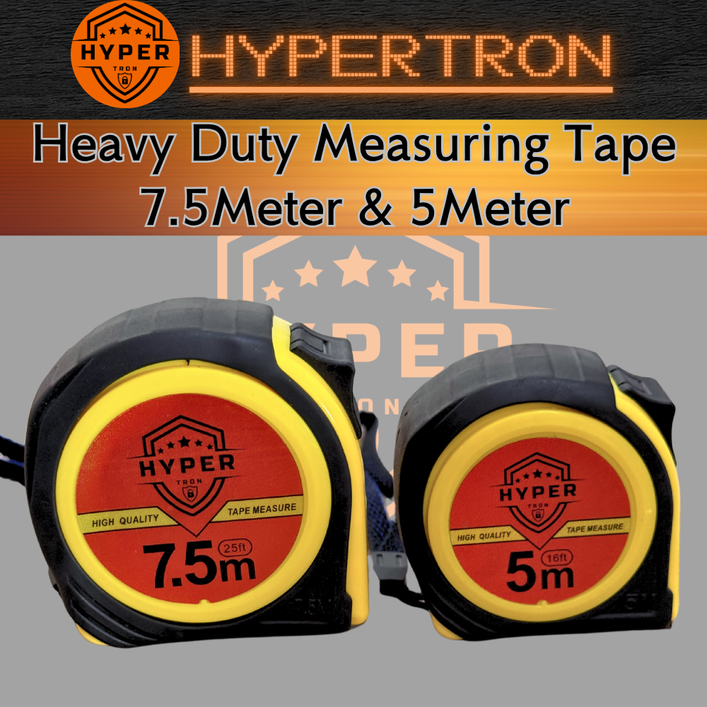 HyperTron Steel Guard HD Measuring Tape 7.5 Meter & 5 Meter | Shopee ...