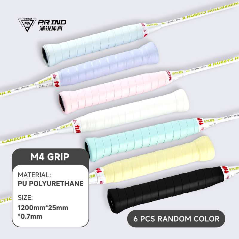 🔥BUY 10 FREE 1🔥 P.R IND M4 Grip 7C Grip Badminton Grip Antislip ...
