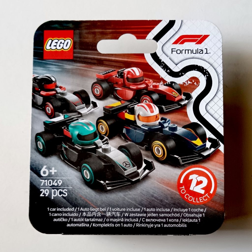 LEGO Minifigures F1 Collectible Race Cars (New In Box) | Shopee Malaysia