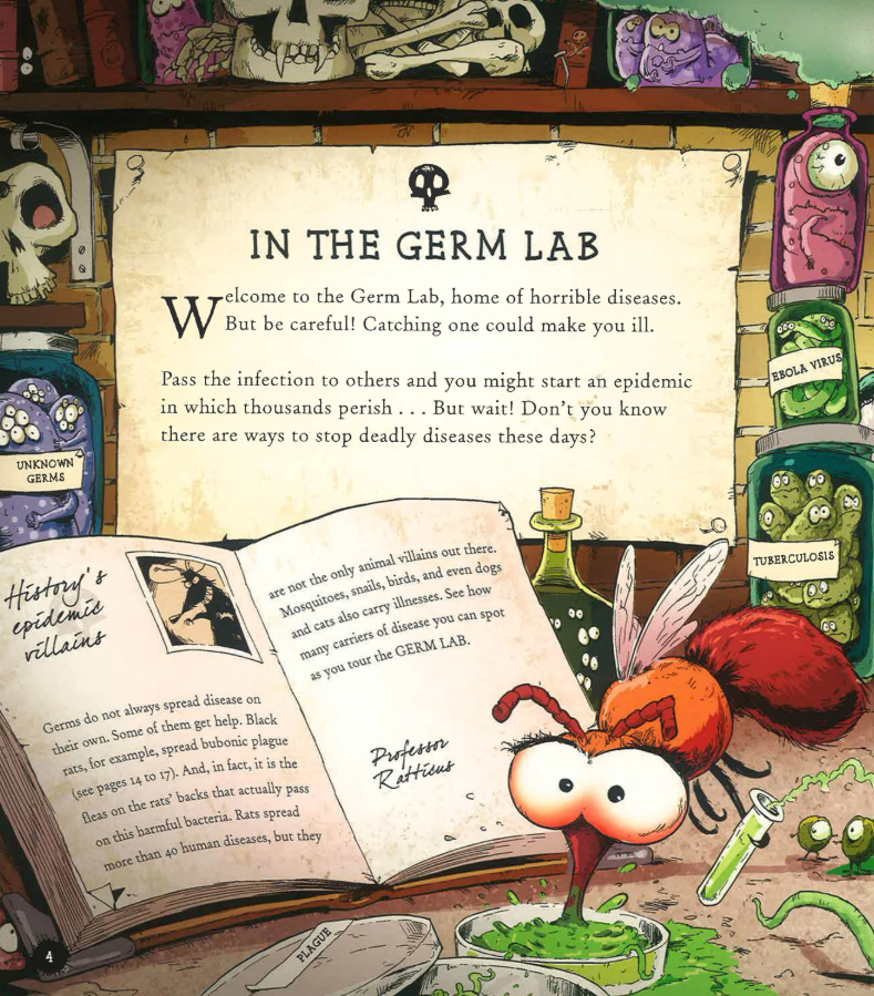 The Germ Lab: The Gruesome Story of Deadly Diseases | Shopee Malaysia