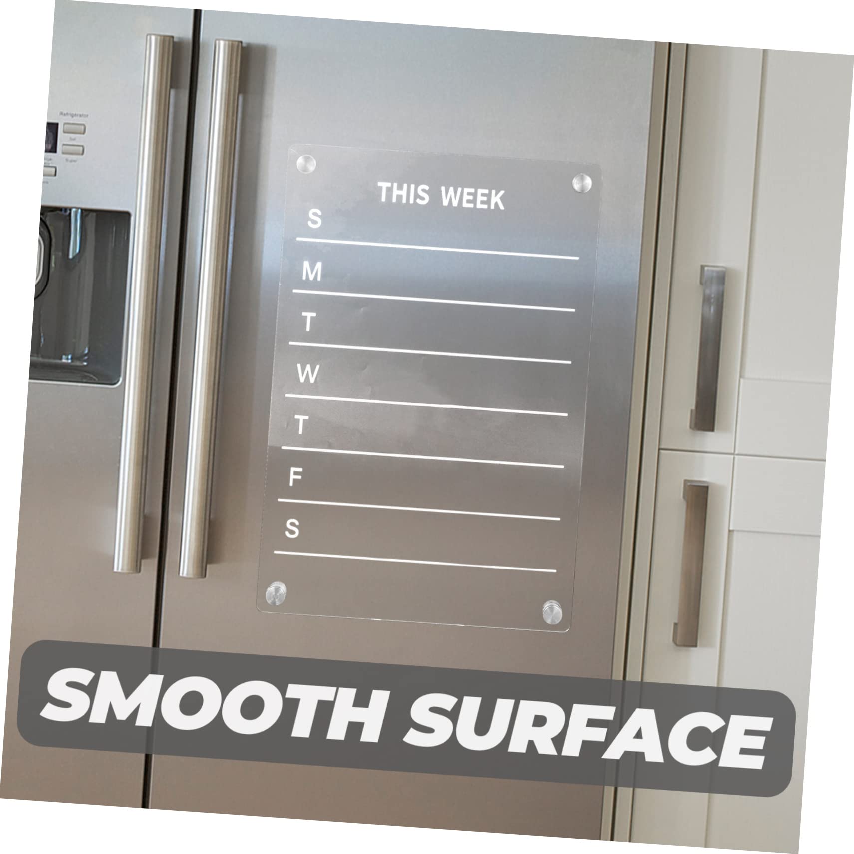 【With 1 Pen】Magnet Board For Fridge Magnet Whiteboard Weekly Plan Memo ...