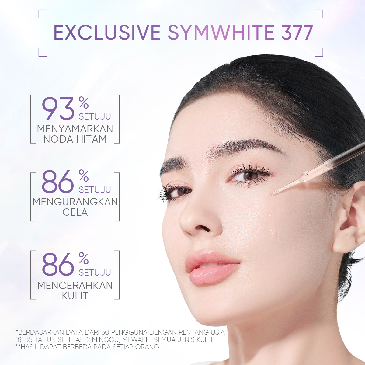 SKINTIFIC Sym White 377 Dark Spot Serum muka with Niacinamide ...