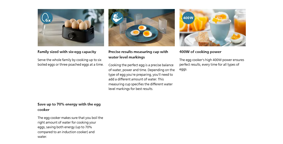 Philips 3000 Series 400W Egg Cooker HD9137/91 | Shopee Malaysia