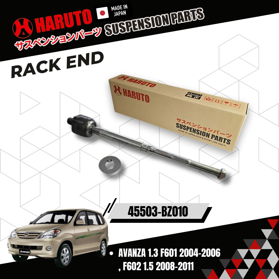 HARUTO GENUINE STEERING RACK END SET TOYOTA AVANZA 1.3 F601 , 1.5 F602 ...