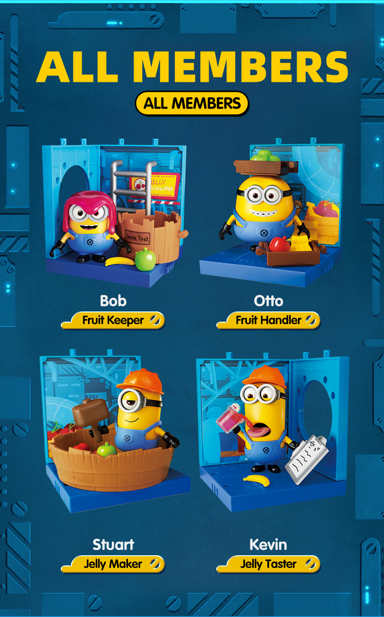 Mainan Model Plastik - Blokees Minions - preCOOL Model Kit - Jelly ...