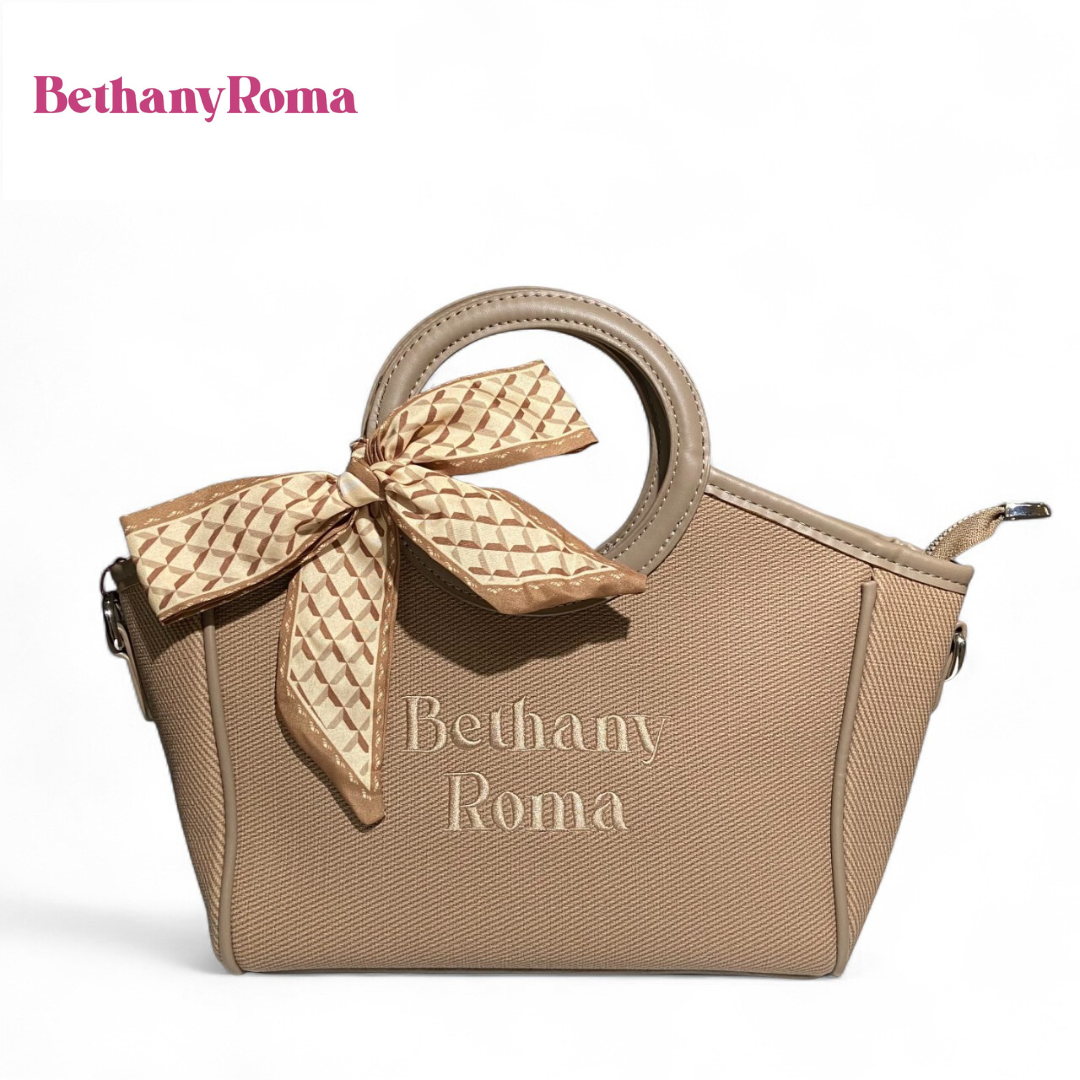 Bethany Roma Beg Tangan Satchel [Khaki] - 11BR94 | Shopee Malaysia