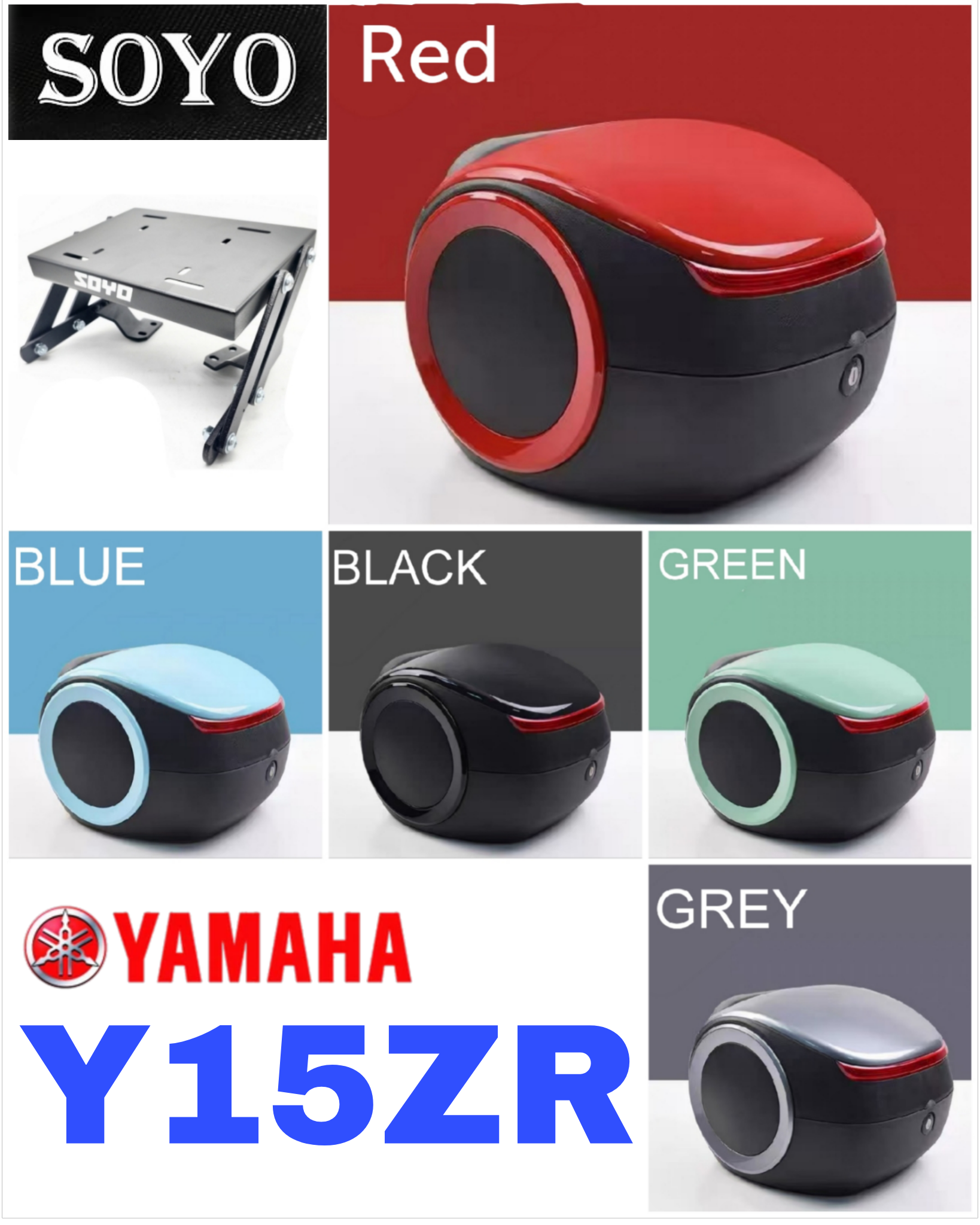 MONORACK ADJUSTABLE SOYO Y15ZR ALIEN TOP BOX 02 UNIVERSAL MOTOR REAR ...