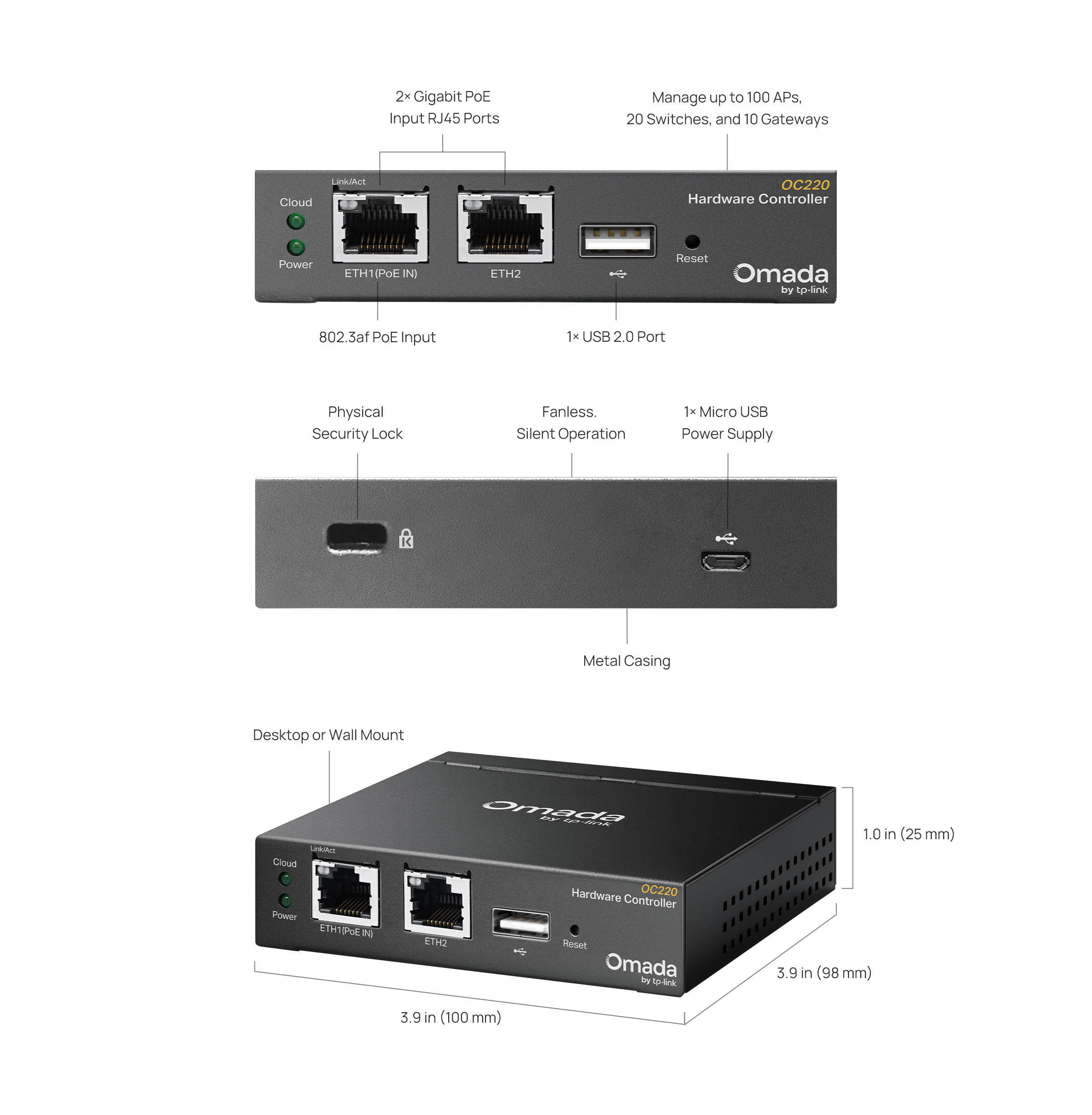 TP-Link OC220 Omada Hardware Controller | Shopee Malaysia
