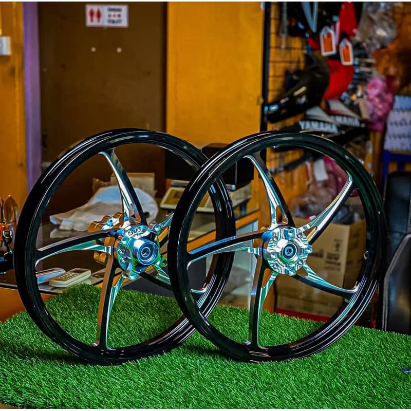 KZR X5 PRO CUSTOM HUB CNC SPORT RIM Y15 Y16 V1 Y15ZR SPORTRIM 1.6/1.6 X 17 (S RACE TYPE / FRONT ...