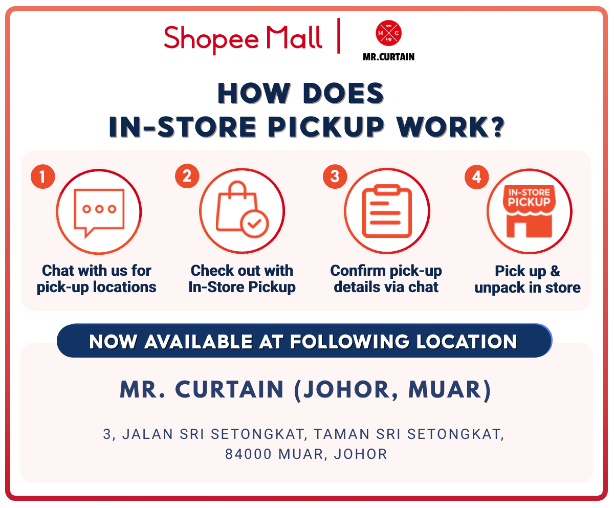 MR.CURTAIN Utopia Sheer Langsir Lace Bersulam Bunga Siap Jahit Cangkuk ...