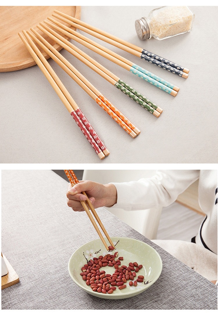 Wenbo Penyepit Sakura Bamboo Kitchen Utensil With Beautiful Japanese ...