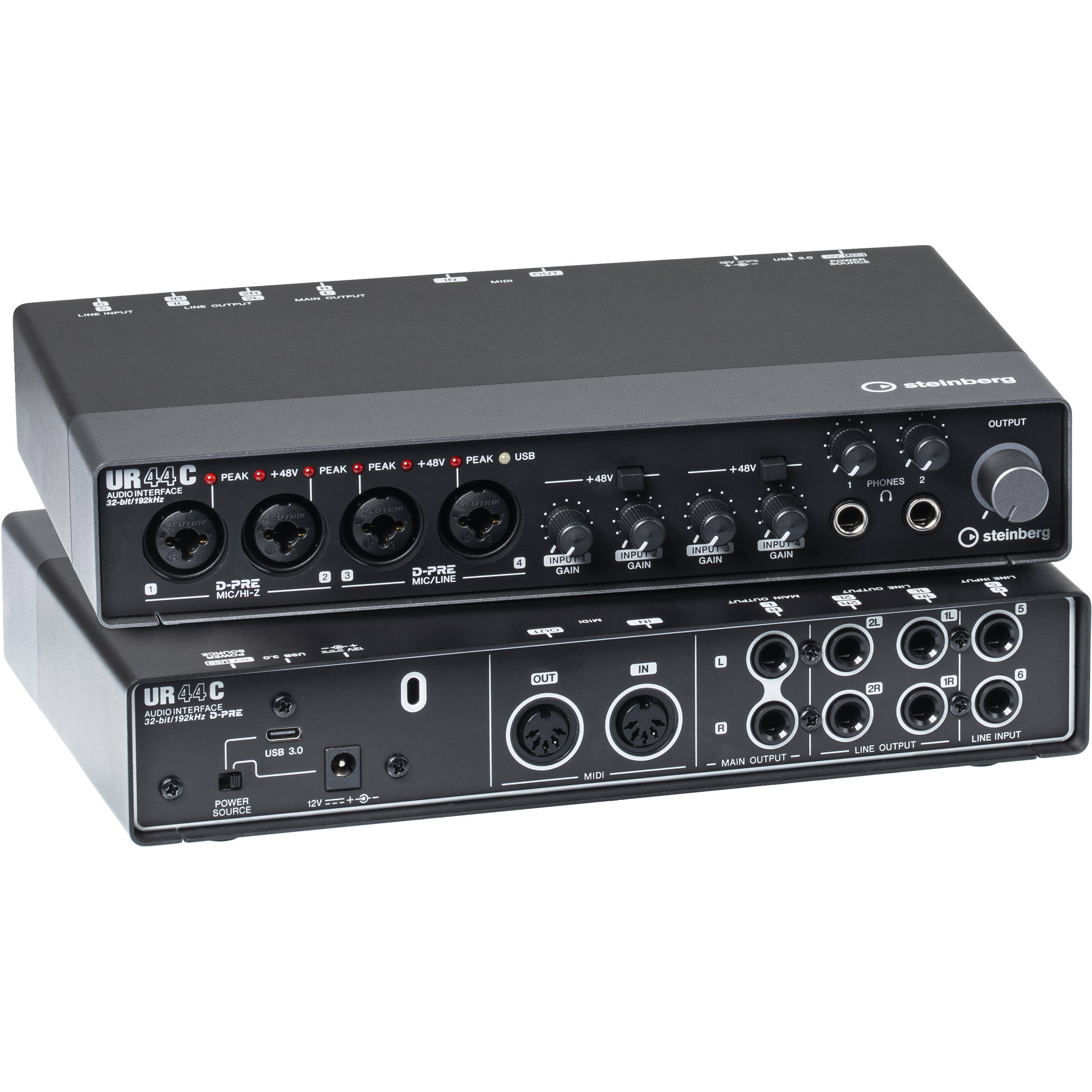 Steinberg UR44C 6 X 2 USB 3.0 Recording/Playback AUDIO INTERFACE Sound ...