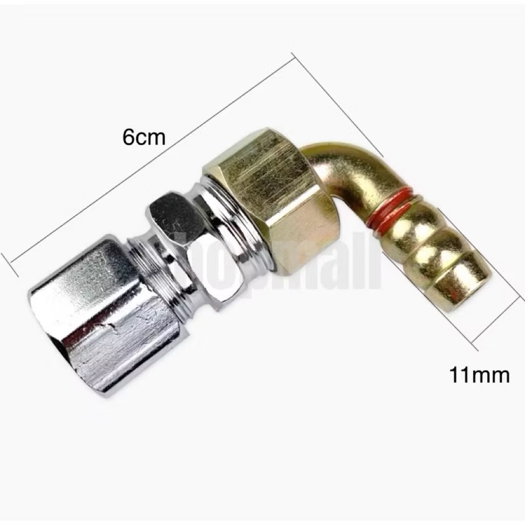 Universal Gas Cooker Stove Hob Inlet fitting Joint Hose / Penyambung ...