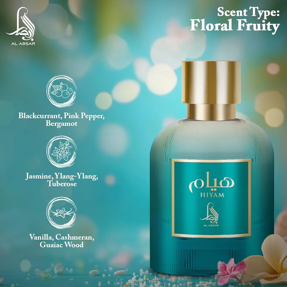 💯% Original, Hiyam By Al Absar EDP Perfume 100ml - For Unisex | Shopee ...