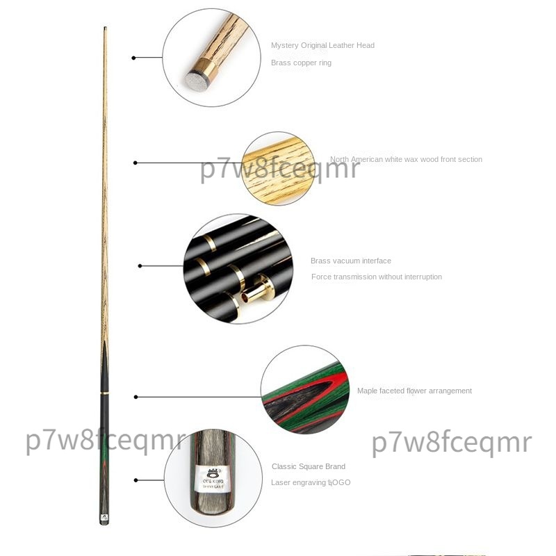 O'MIN OMIN pool cue snooker cue small head black 8 Chinese eight ball ...