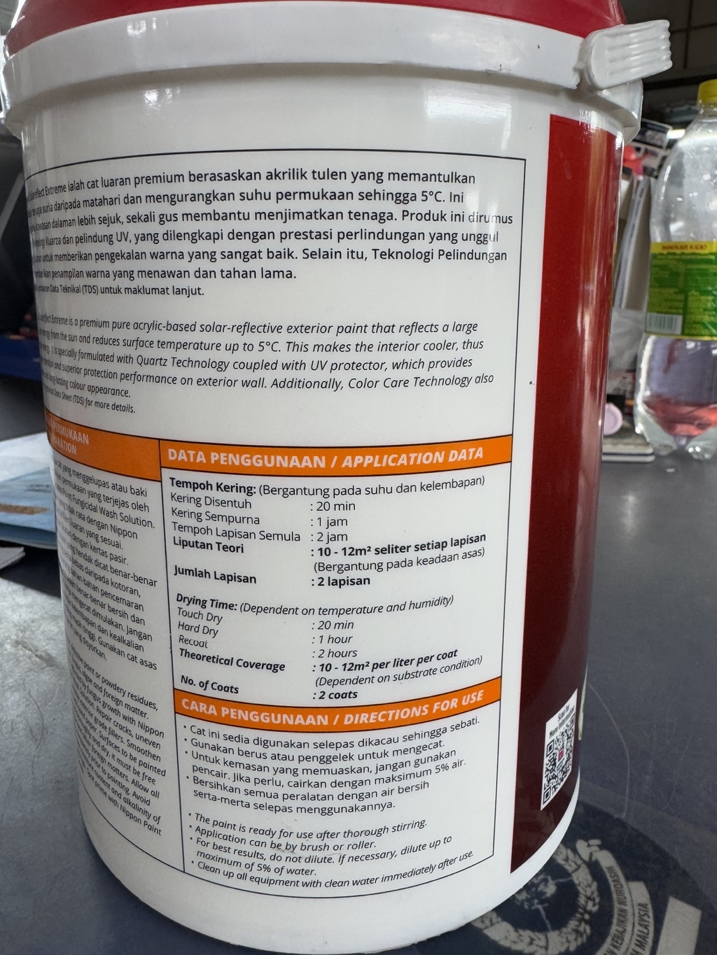 NIPPON WEATHERBOND SOLAREFLECT EXTREME P-BASE WHITE 5L | Shopee Malaysia