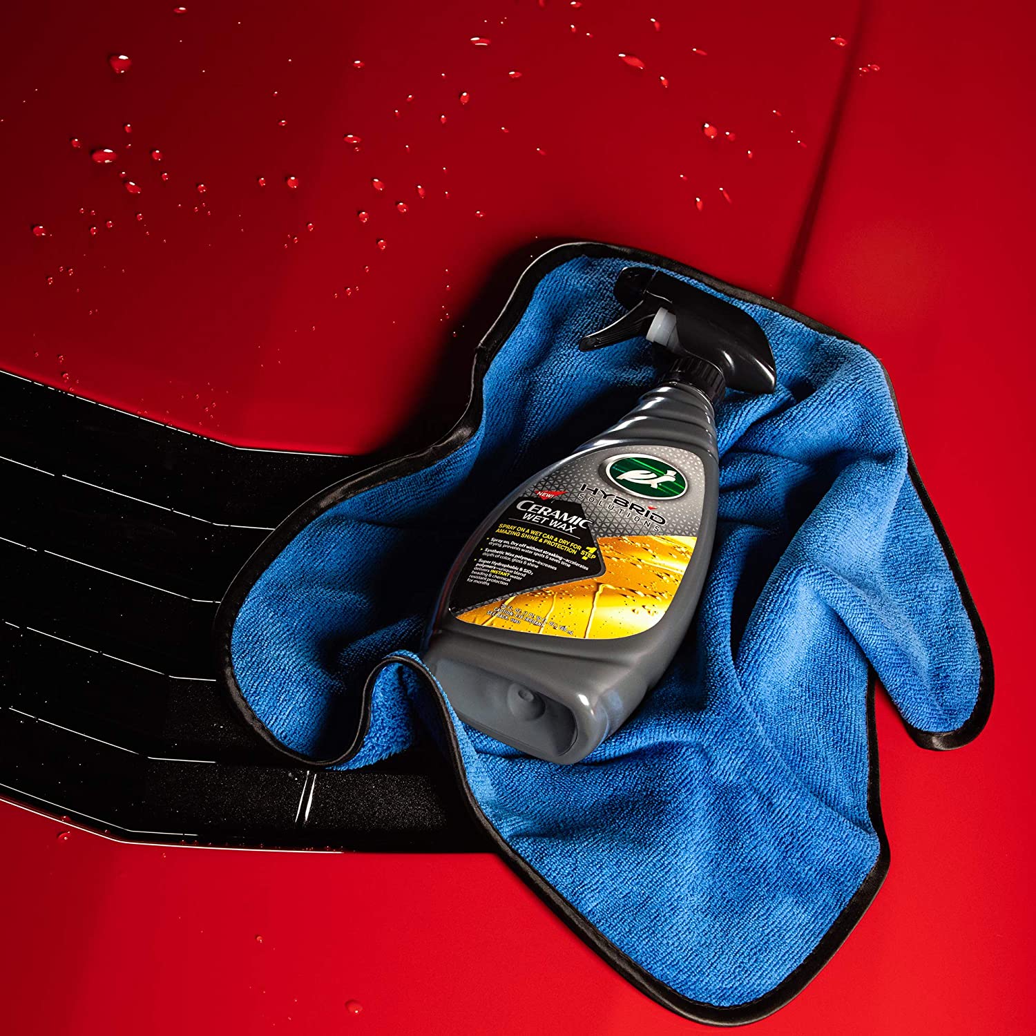 (100% TURTLE WAX) Turtle Wax Hybrid Solutions Lilin Basah Seramik ...