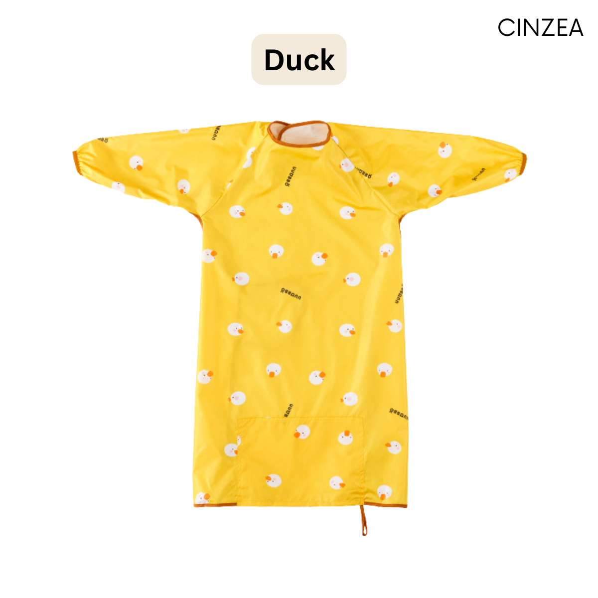 Bib Lengan Panjang Kalis Air Apron Bayi | Coverall Bib Long Sleeve ...
