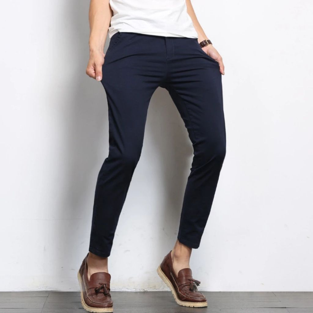 Seluar slim fit (Tim - land ) Strachable premium slack formal pant ...