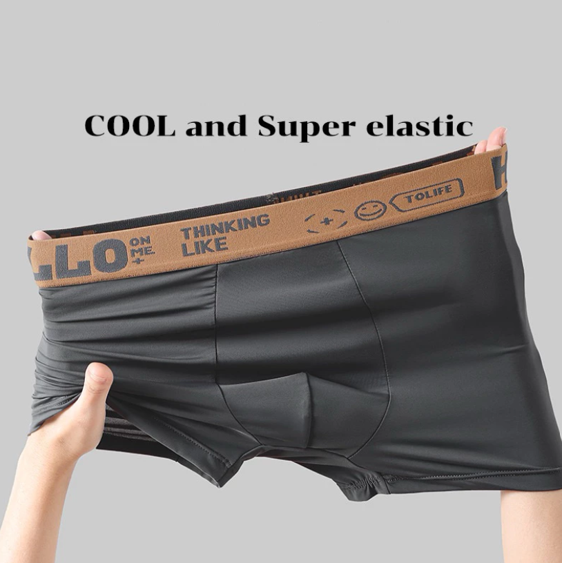 HELLO Men’s Fashion Boxer Briefs – High Elasticity, Breathable, Soft ...