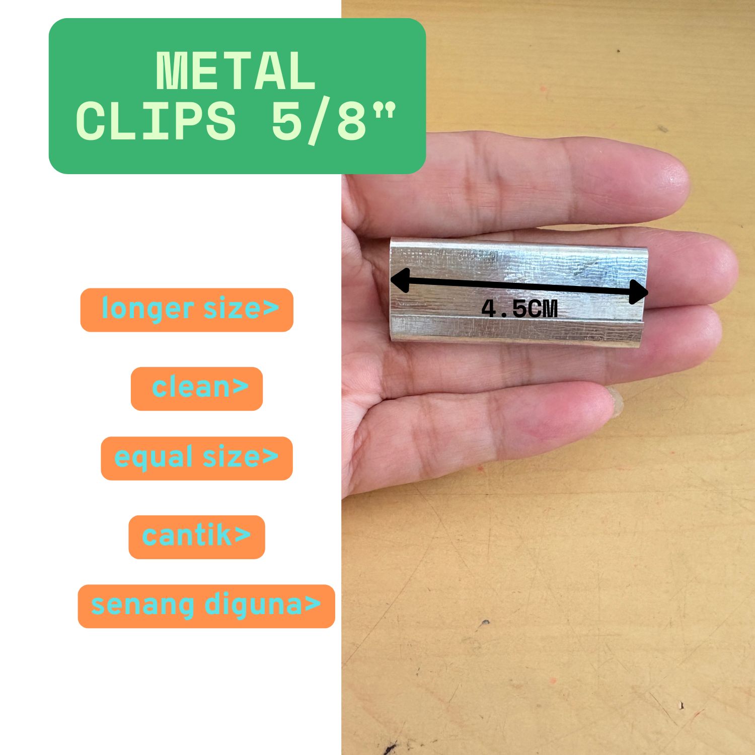 PVC Packing clip 5/8" (1.7cm) For PVC STRAPING BELT 580g+-/ metal ...