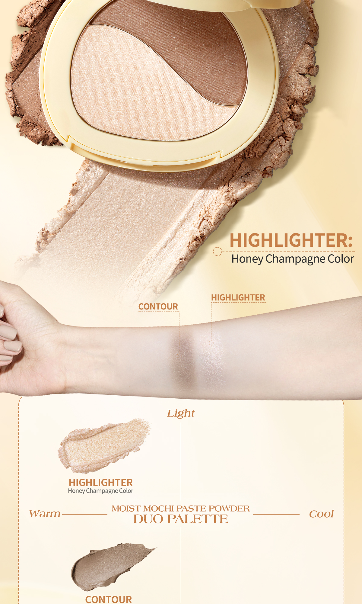 [BUNDLE] BNB barenbliss Mochi Face Frame Duo - Mochi Duo Palette, Mochi ...