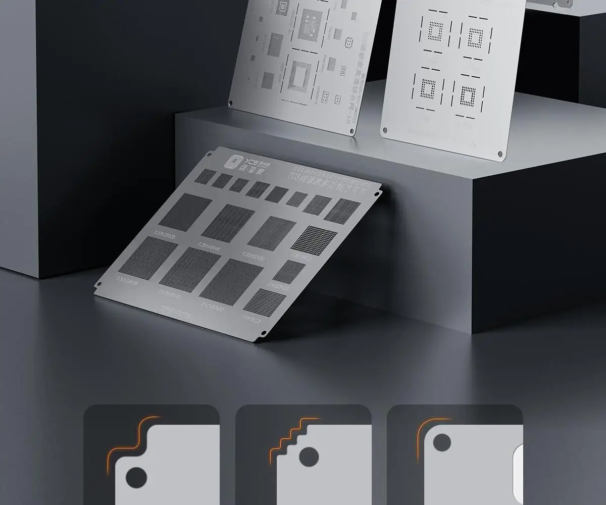 YCS Multi-Purpose BGA Reballing Stencil for IP / Sam / MTK / Qualcomm ...