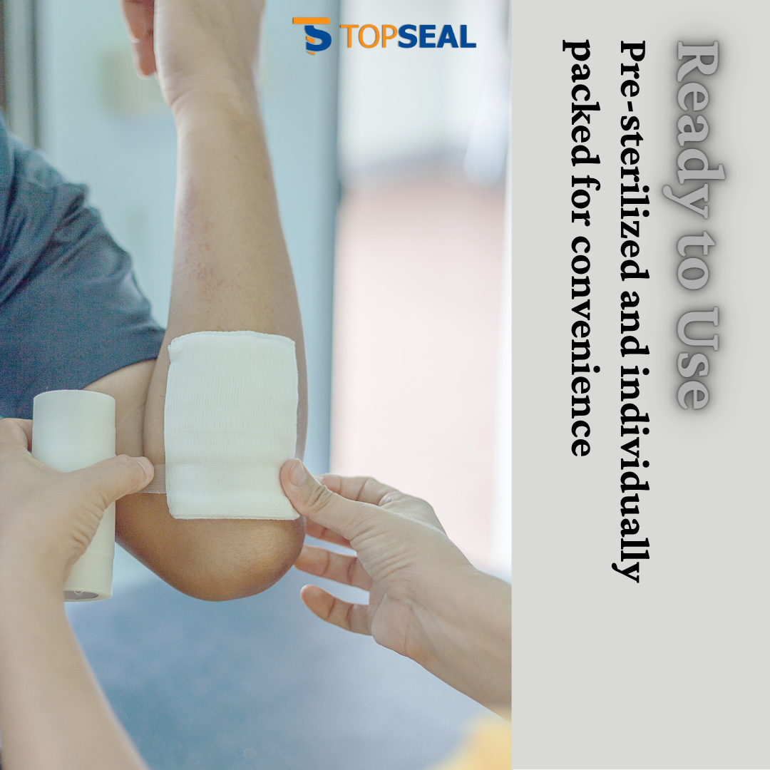 TOPSEAL Sterile Combine Dressing Pad or GAMGEE Pad (1 pack = 20 pcs) 10x10CM/10X20CM 1'S ...