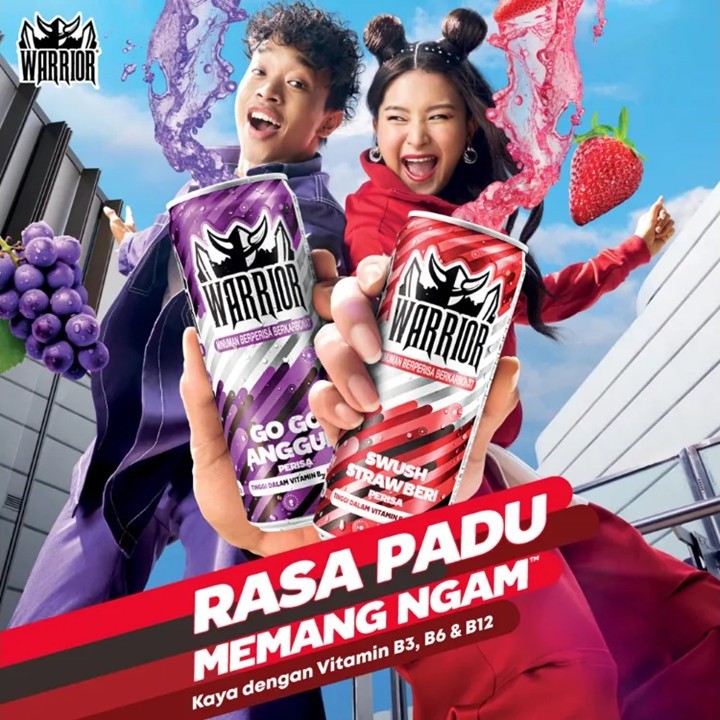 Warrior Energy Drink Grape/ Strawberry 320ml | Shopee Malaysia