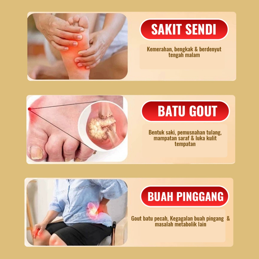 Mitsui Pharmaceutical Gout Joint Crystal Patch | Shopee Malaysia
