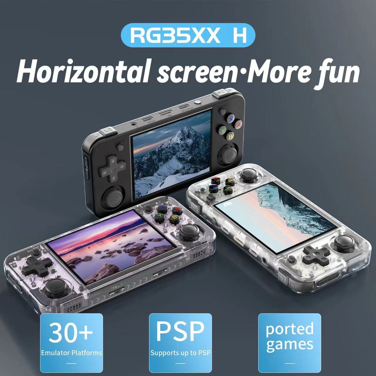 【9.9 SALE】ANBERNIC Retro Gaming Handheld Console RG CubeXX / RG34XX SP ...