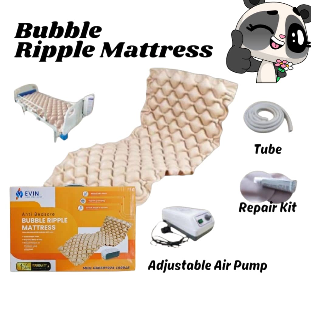 EVIN Anti Bedsore Bubble Ripple Mattress 1 Set (Prevents Bed Sores ...
