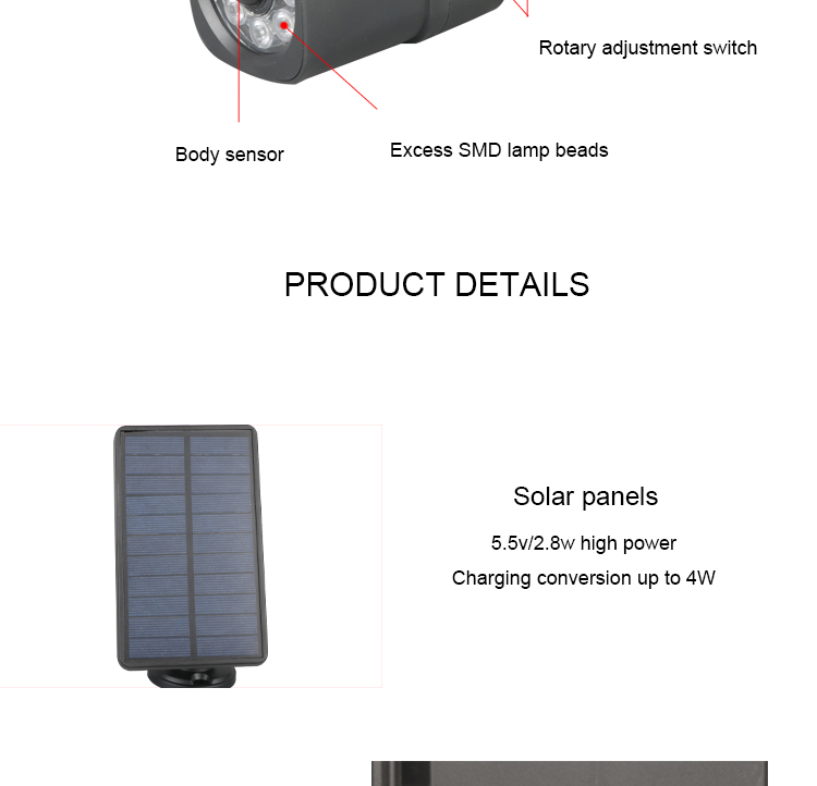 【Ready Stock】CCTV Design Solar Street Lamp Outdoor Lighting PIR Motion ...