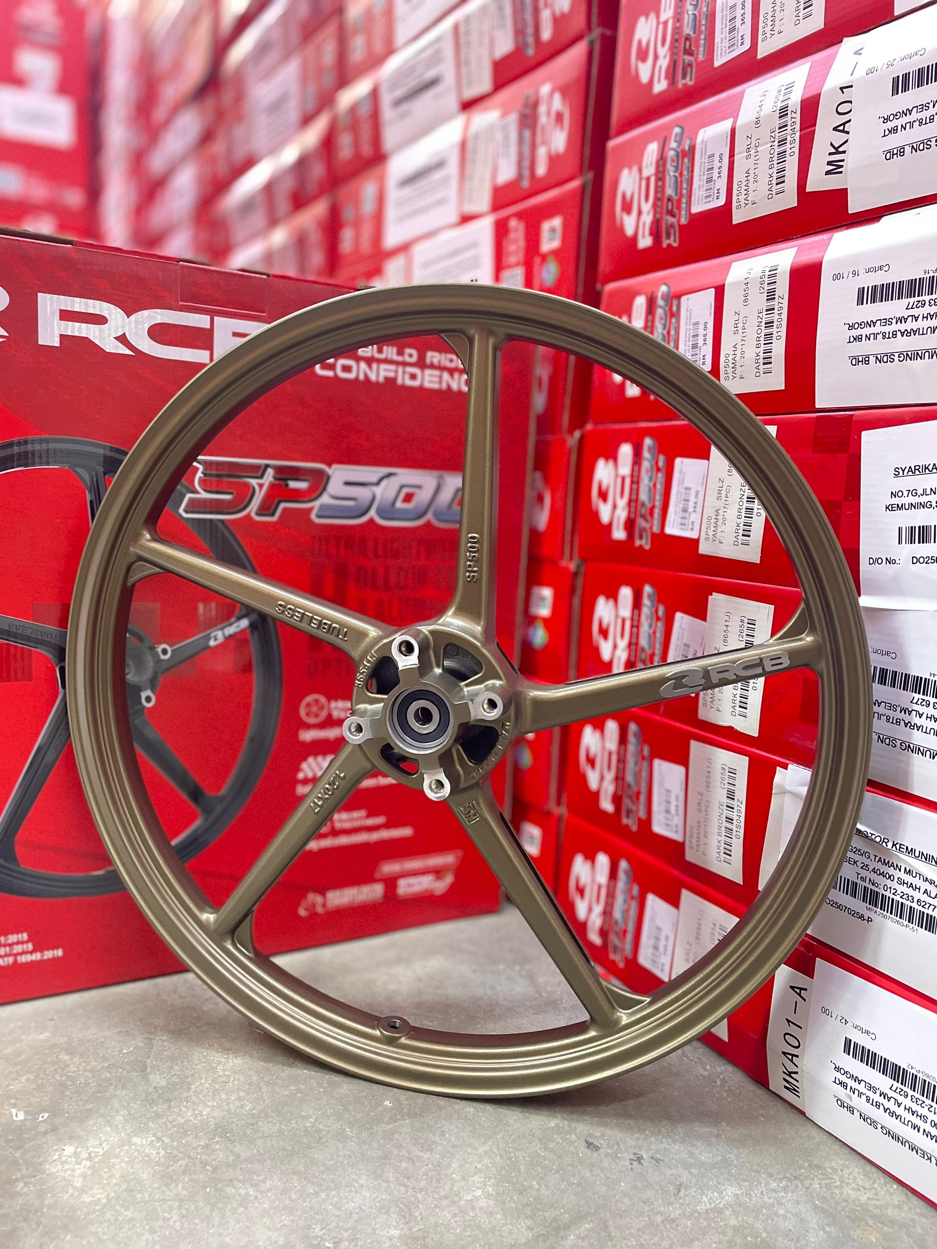 RCB SP500 FRONT ONLY 1.20X17 ATAU 1.40X17 YAMAHA 4HOLE 135LC / Y125 ...