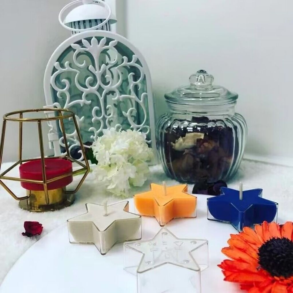 SK 🔥Ready Stock🔥 DIY Tealight Candle Mold Silicone｜Round Square Heart ...