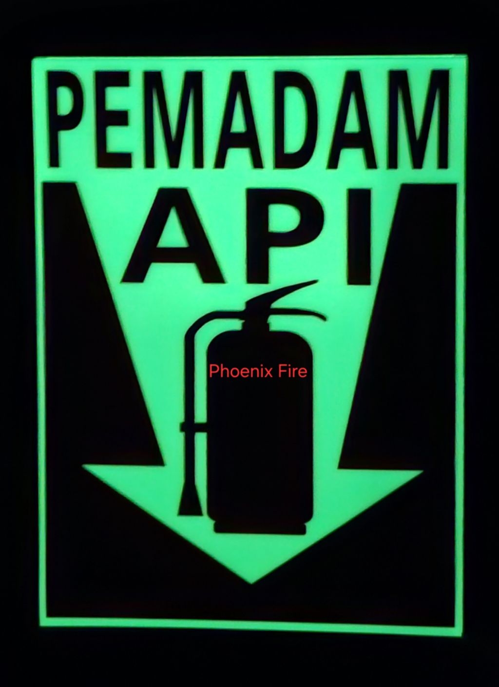 LUMINOUS FIRE FIGHTING SIGNAGE (GLOW IN THE DARK) | Shopee Malaysia