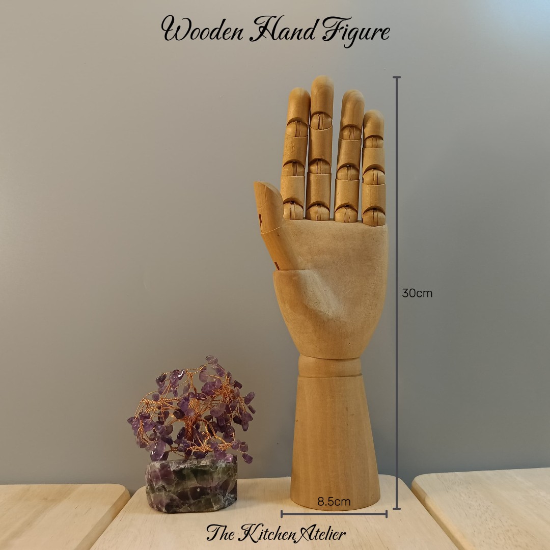 Adjustable Wooden Hand Model – Art Sketch Prop & Decorative Display ...