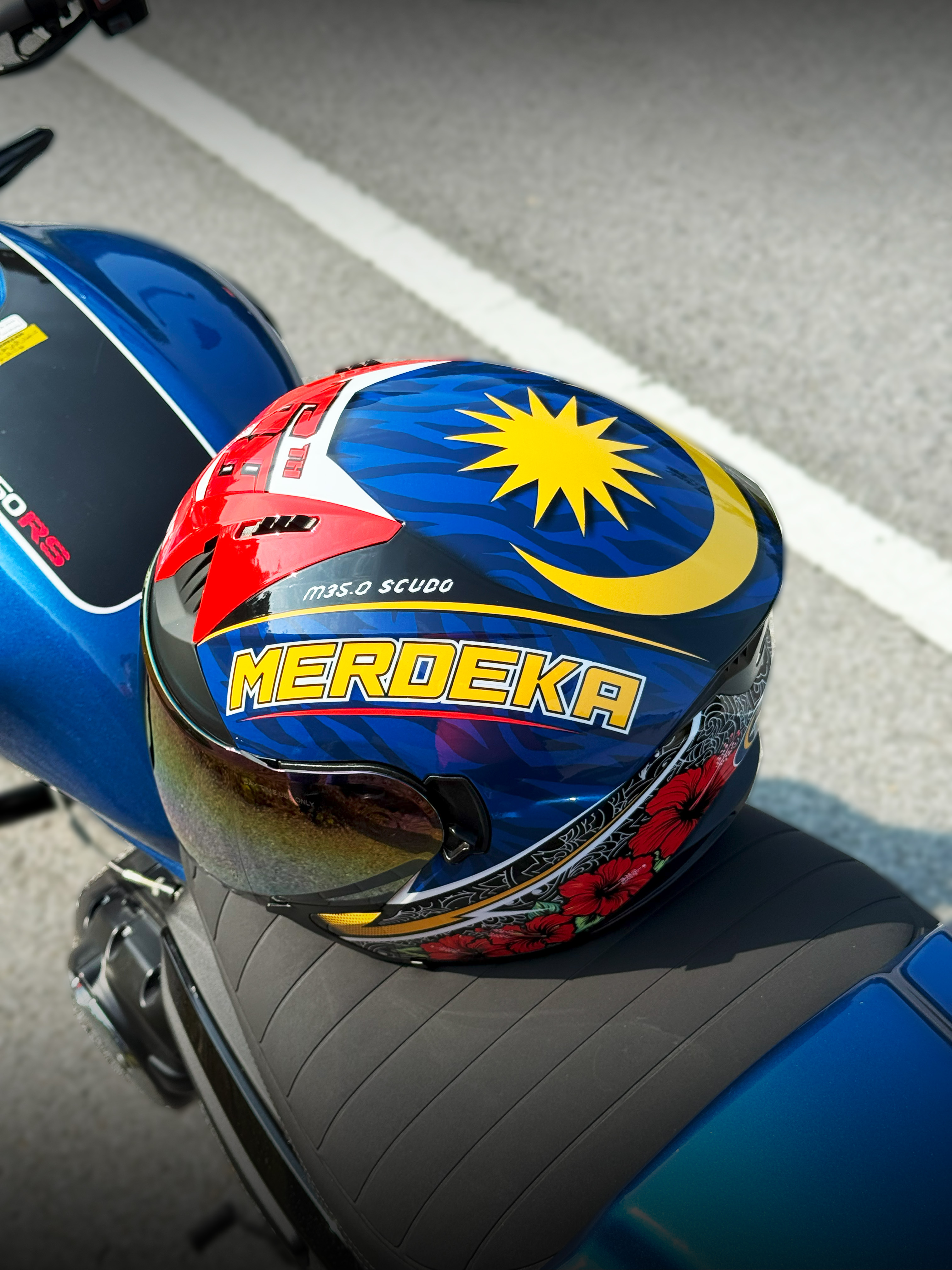 GIVI HELMET M35.0 SCUDO MERDEKA 68TH LIMITED EDITION | Shopee Malaysia