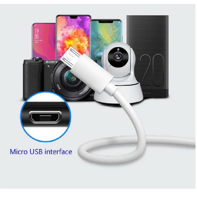 Long Micro/Type C USB Charging Cable For Camera/Cctv/Webcam/Phone 3M ...