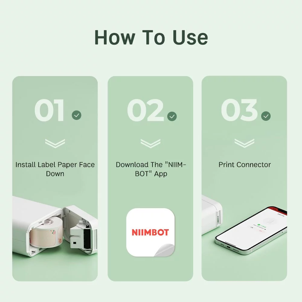 Niimbot D101 Mini Portable Label Sticker Printer | Machine Inkless ...