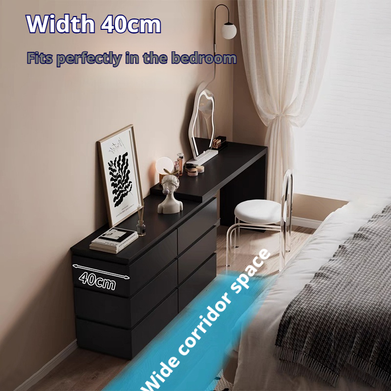 𝐓𝐀𝐁𝐋𝐄𝐓𝐑𝐎𝐕𝐄 Dressing Table With Drawers Dresser Retractable Table ...