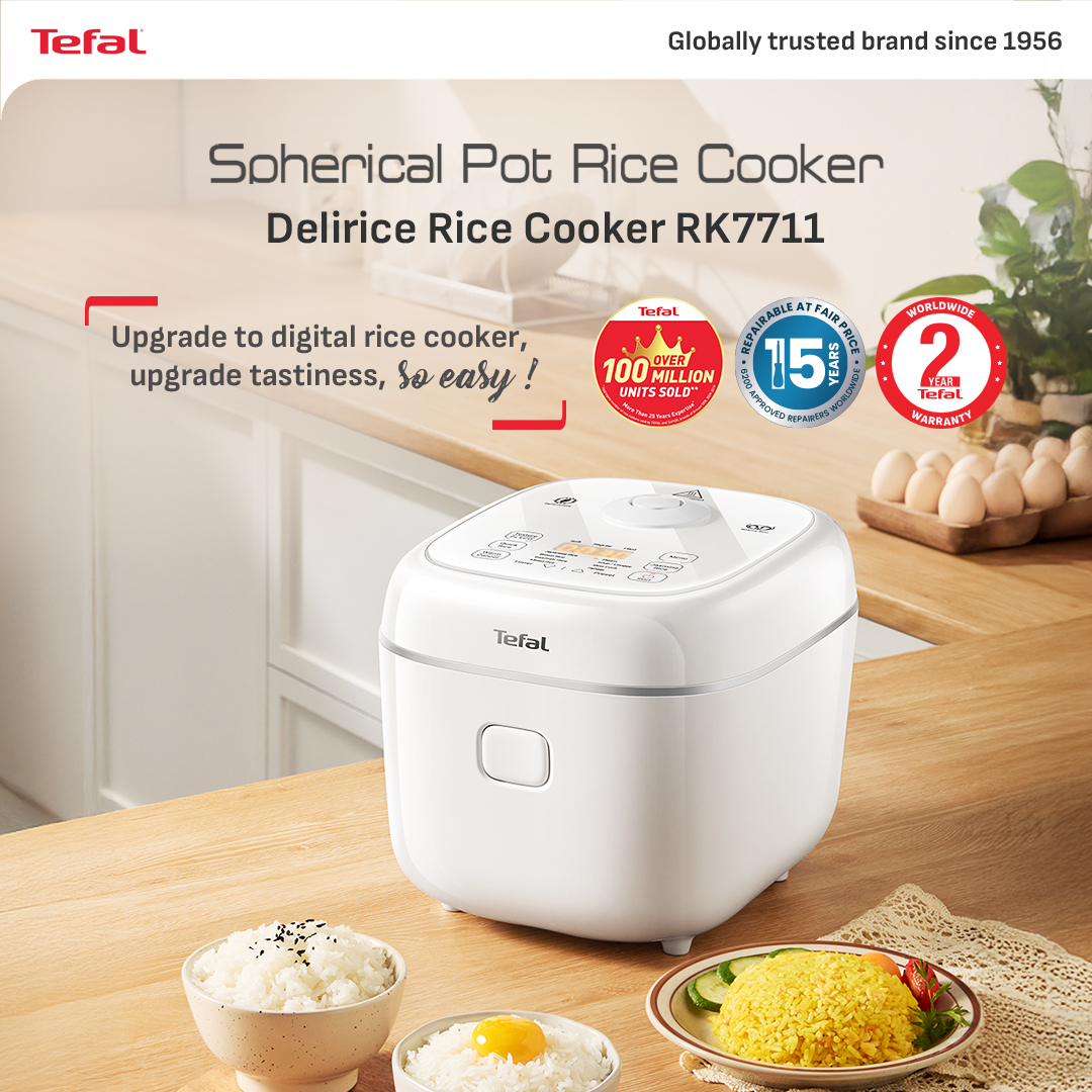 [NEW] Tefal Delirice Fuzzy Logic Rice Cooker 1.8L (RK7711) | Shopee Malaysia